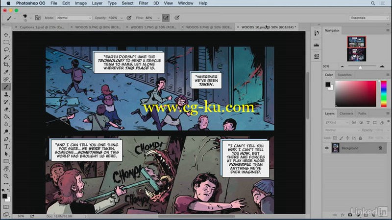 Lynda - Designing Dynamic Layouts with Text and Dialog in Comics